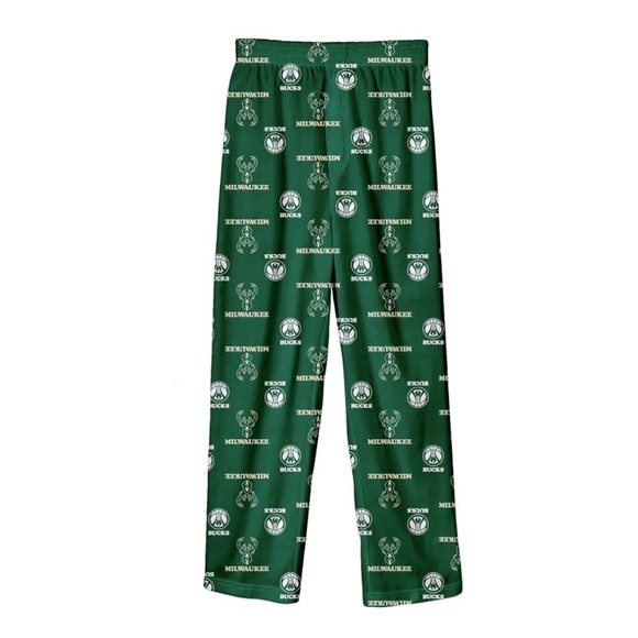 NBA | Pajamas | Nba Youth Boys Milwaukee Bucks Team Logo Loungepj Pants ...